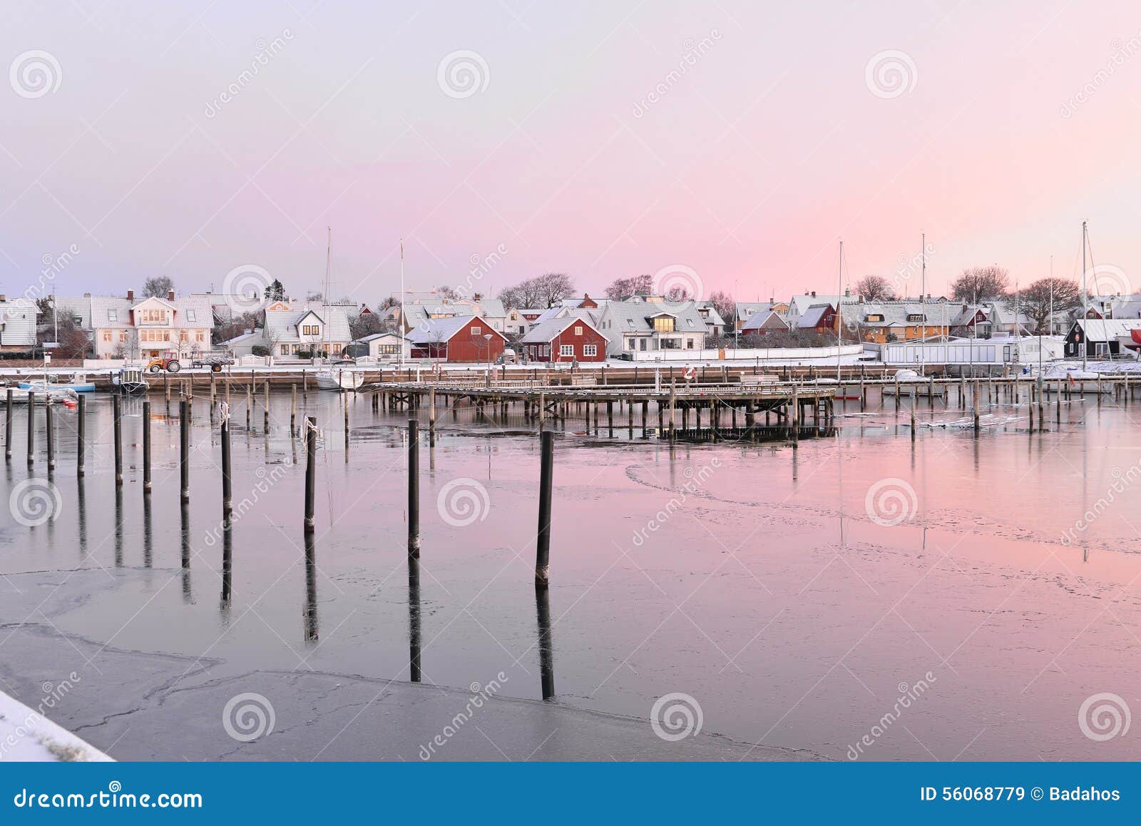 Beautiful harbor stock image. Image of buildings, outdoors - 56068779