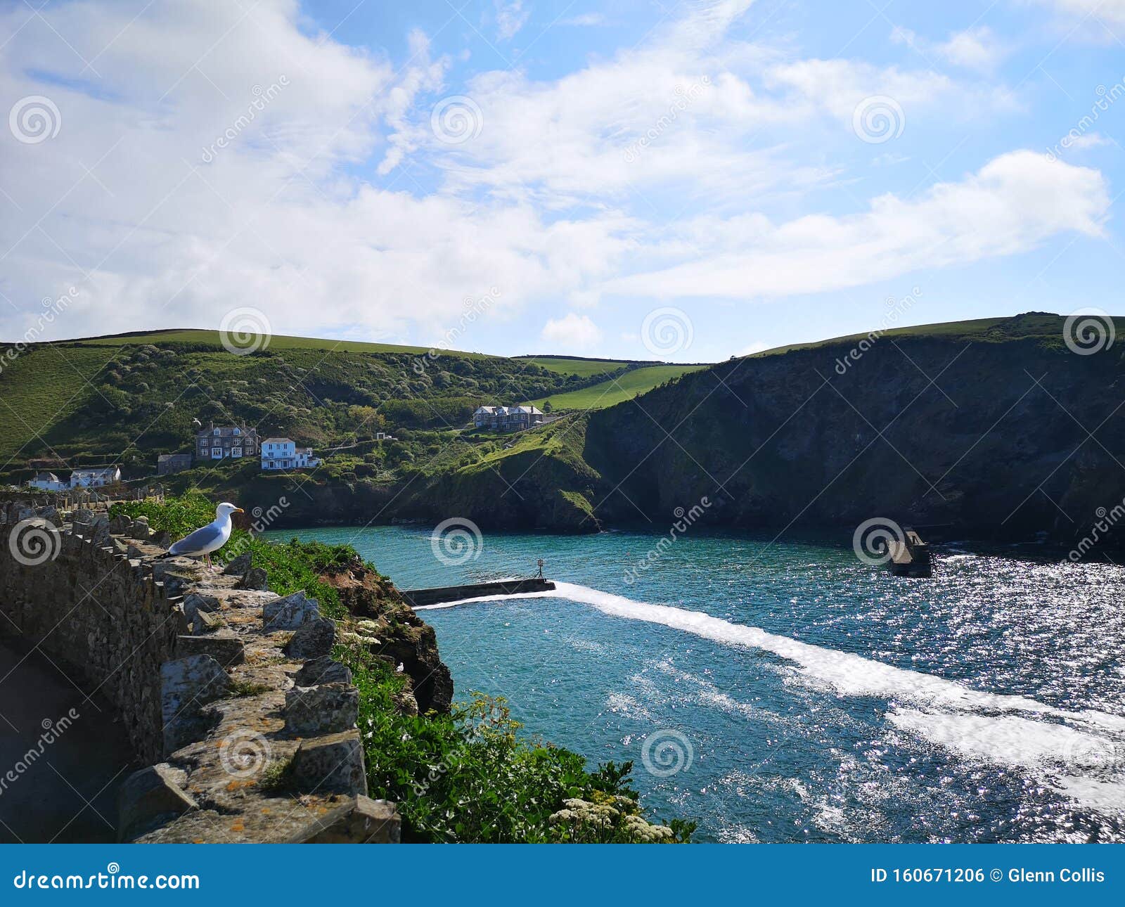 Beautiful Harbour in Cornwall Doc Martin Stock Photo - Image of harbour ...