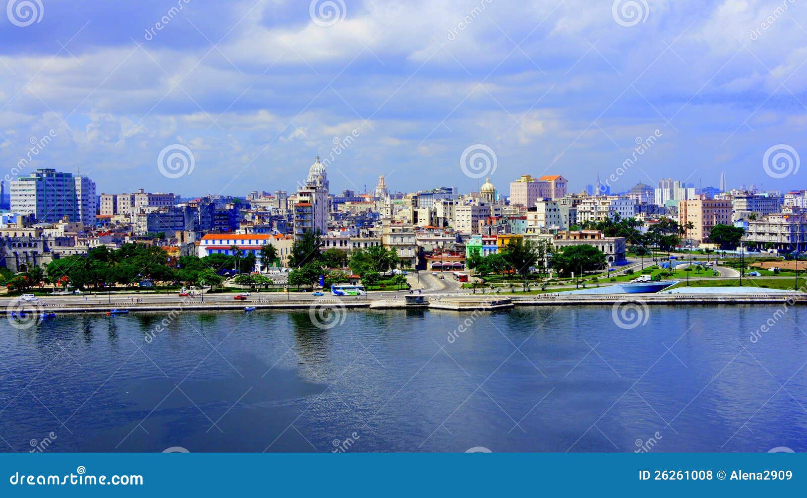 Beautiful Havana-panorama editorial stock photo. Image of latin - 26261008