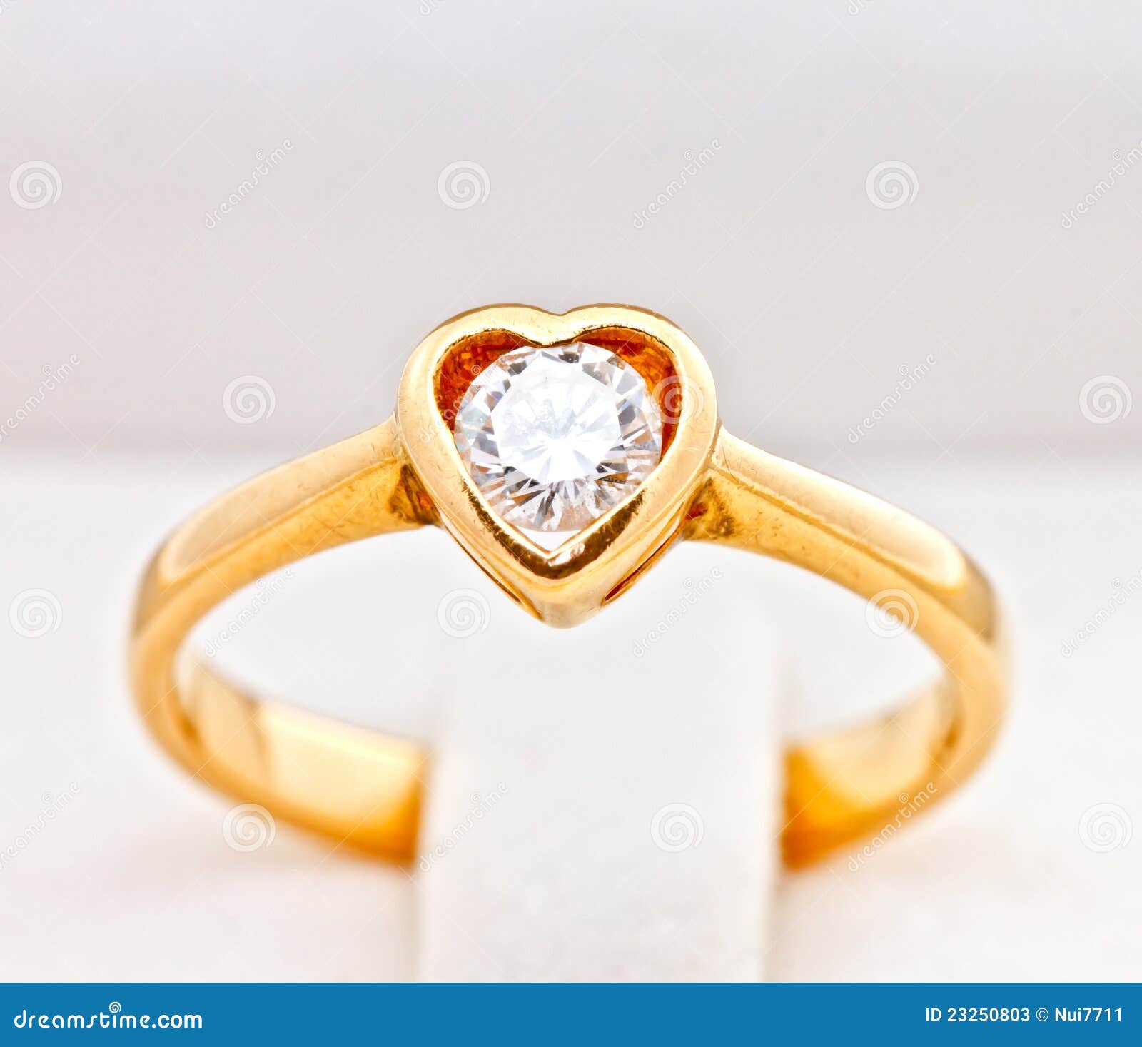 A Beautiful Heart Shape Wedding Ring Stock Image - Image of jewelry ...