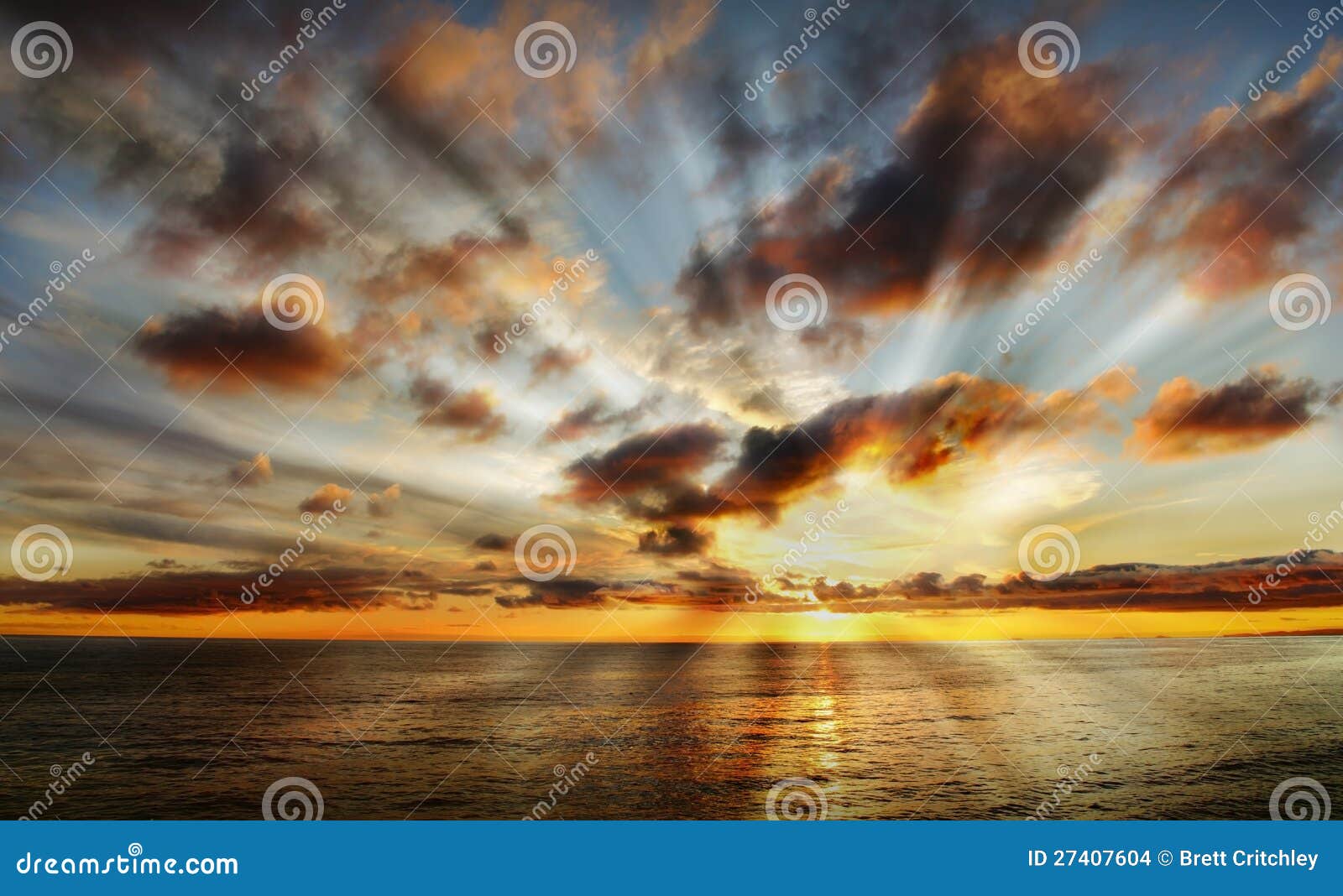 Heavenly Sunset Background