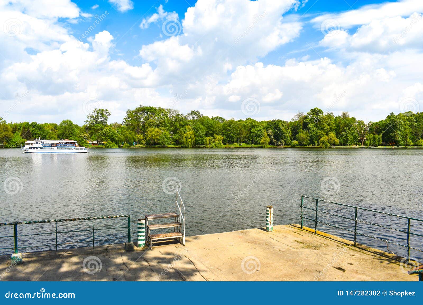 Beautiful Herastrau Park from Bucharest, Romania in a Spring Day ...