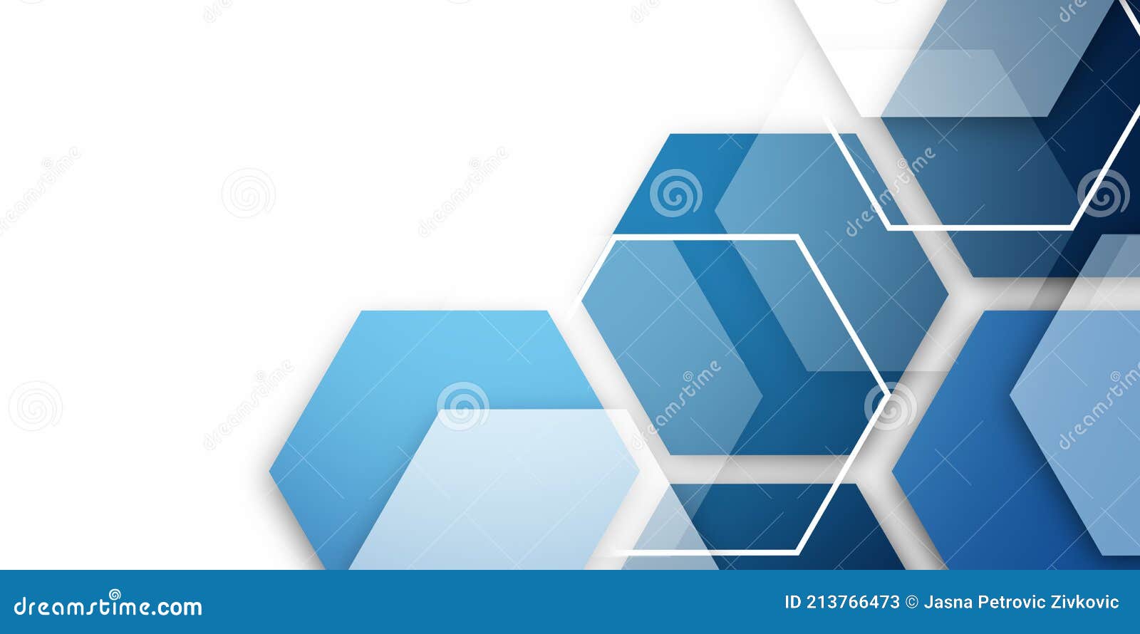 Hexagons Pattern. Geometric Abstract Background with Simple Hexagonal ...