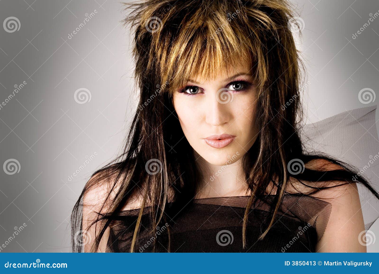 Beautiful High Fashion Model Stock Image - Image of beauty, hair: 3850413