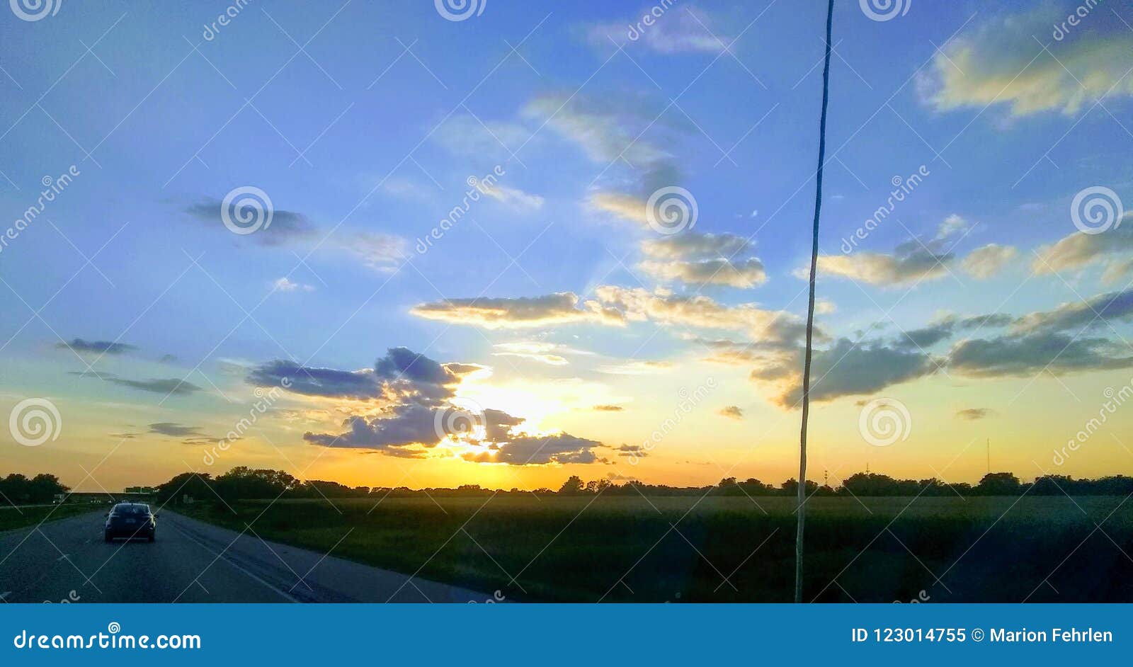 Beautiful Highway Clouds stock image. Image of highway - 123014755