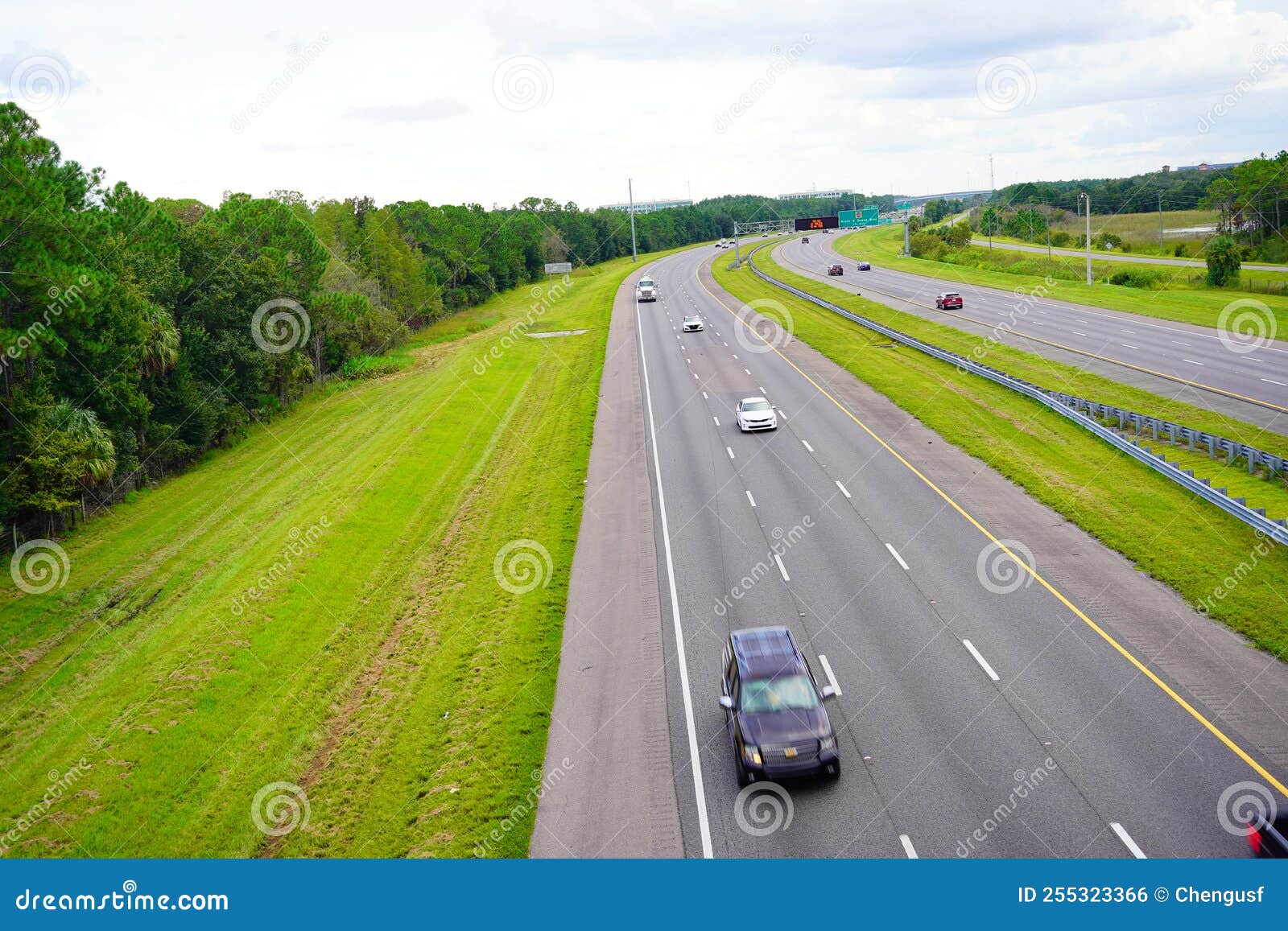A Beautiful Highway in Florida Editorial Photo - Image of street, drive ...