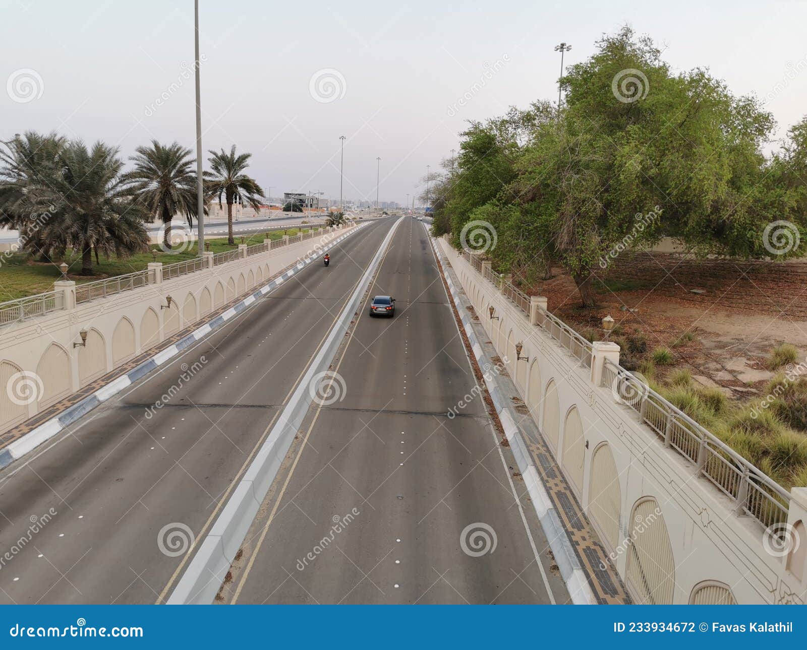 Beautiful Highway in Mussafah, Abu Dhabi,UAE. Stock Photo - Image of ...