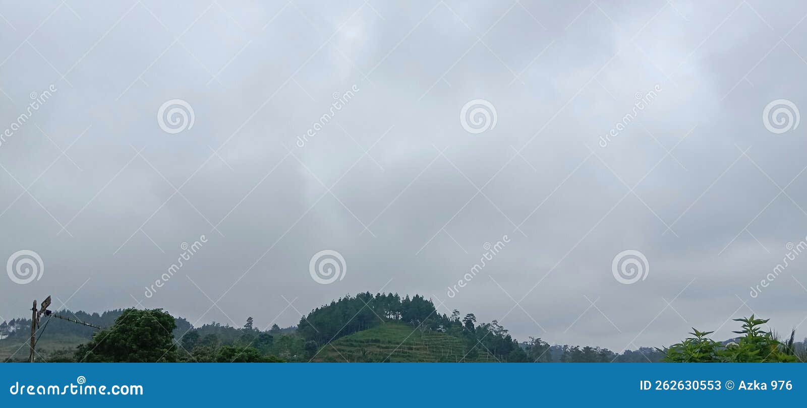 Beautiful Hill in Indonesia Stock Image - Image of cloud, reservoir ...