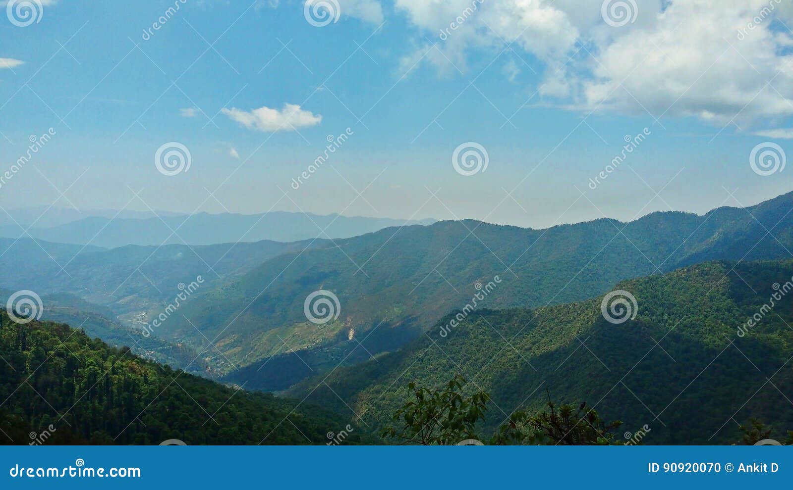 Beautiful Hills and Valley stock photo. Image of valley - 90920070
