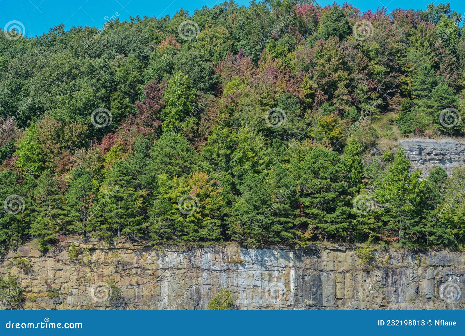 The Beautiful Hillside of Knott County Mountains in Leburn, Knott ...