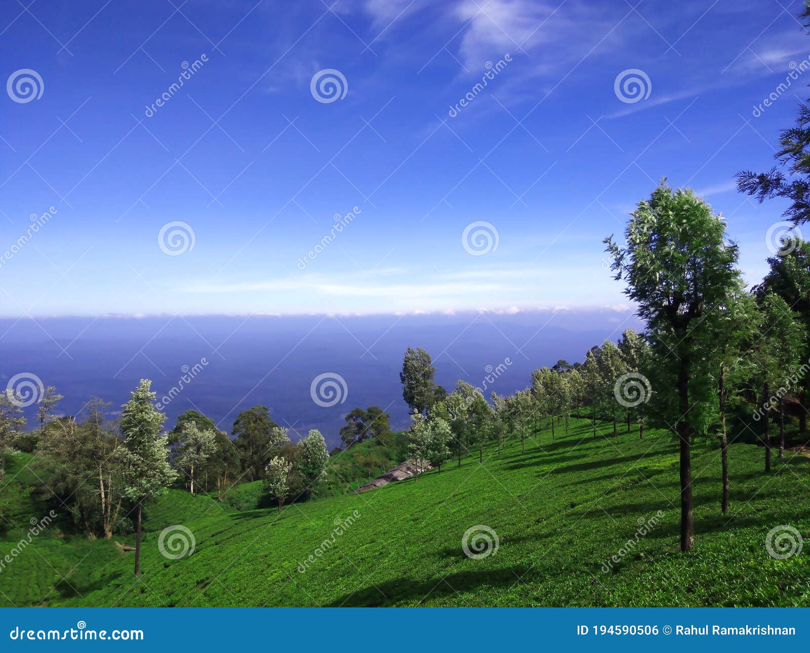 Beautiful hillside view stock photo. Image of evening - 194590506