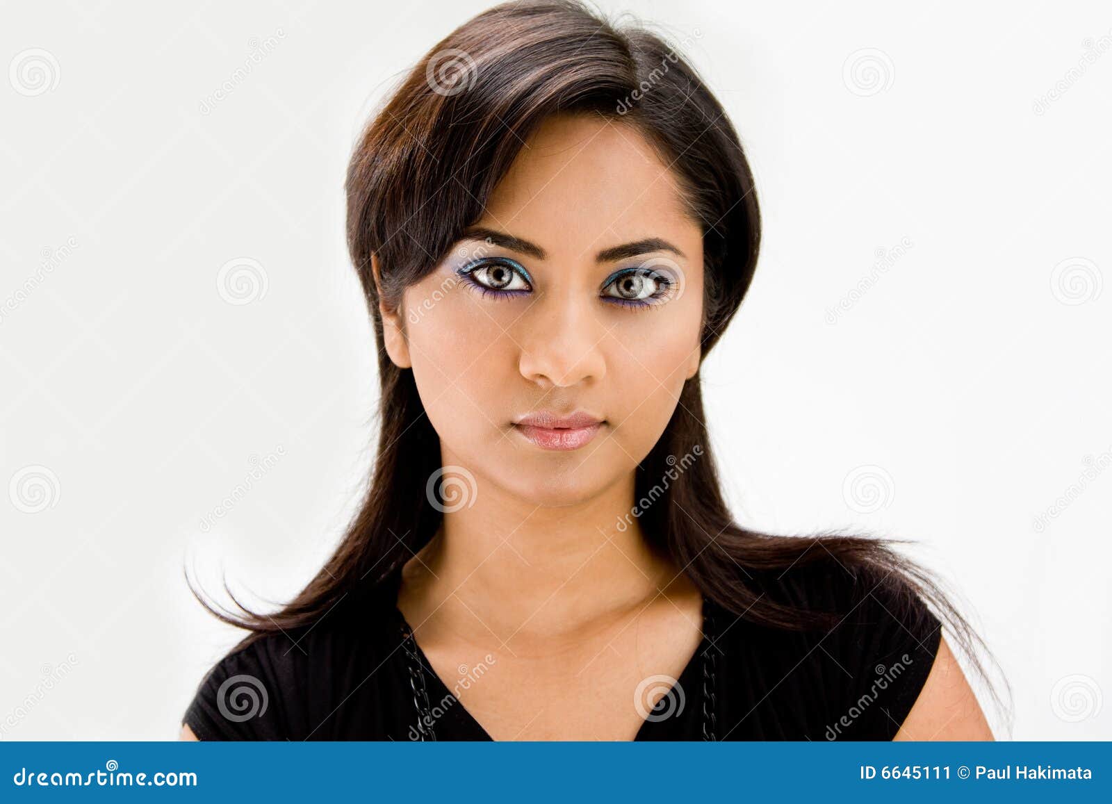 Beautiful Hindi woman stock image. Image of beauty, head - 6645111