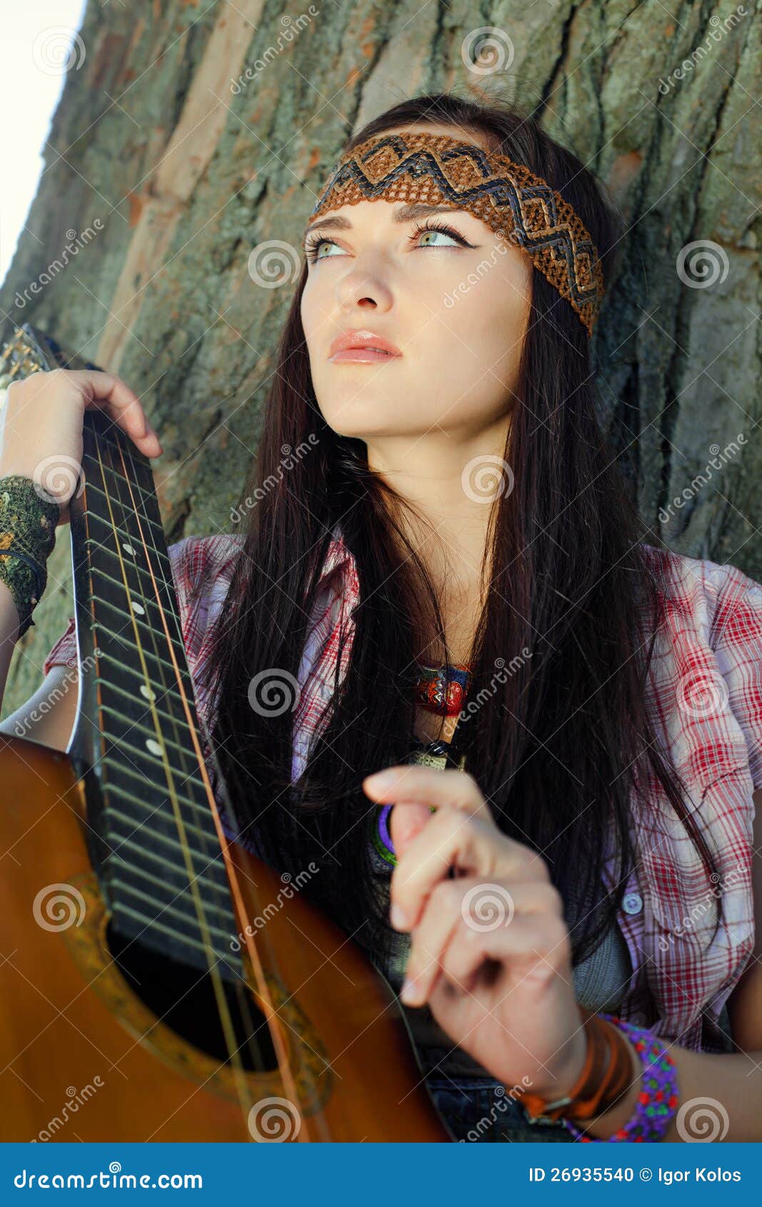 Beautiful hippie girl stock photo. Image of lifestyles - 26935540