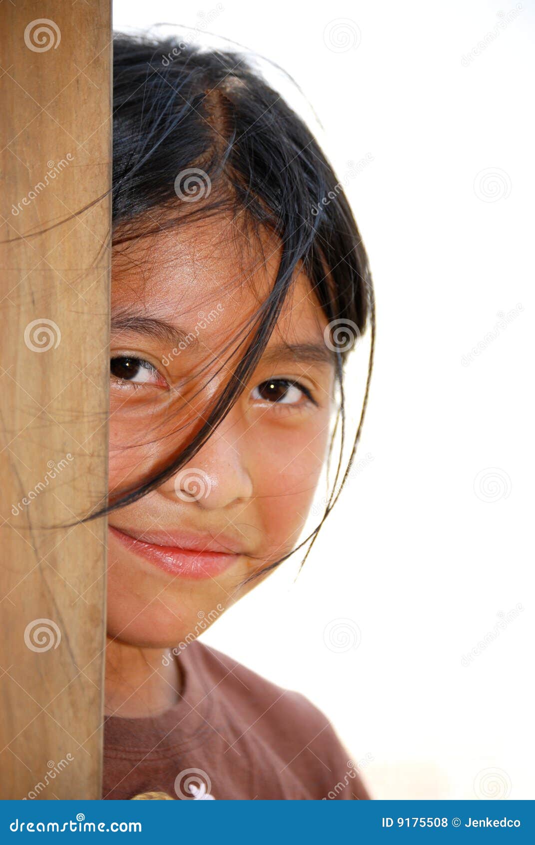 Beautiful Hispanic Girl Outside Stock Photo - Image of daughter ...