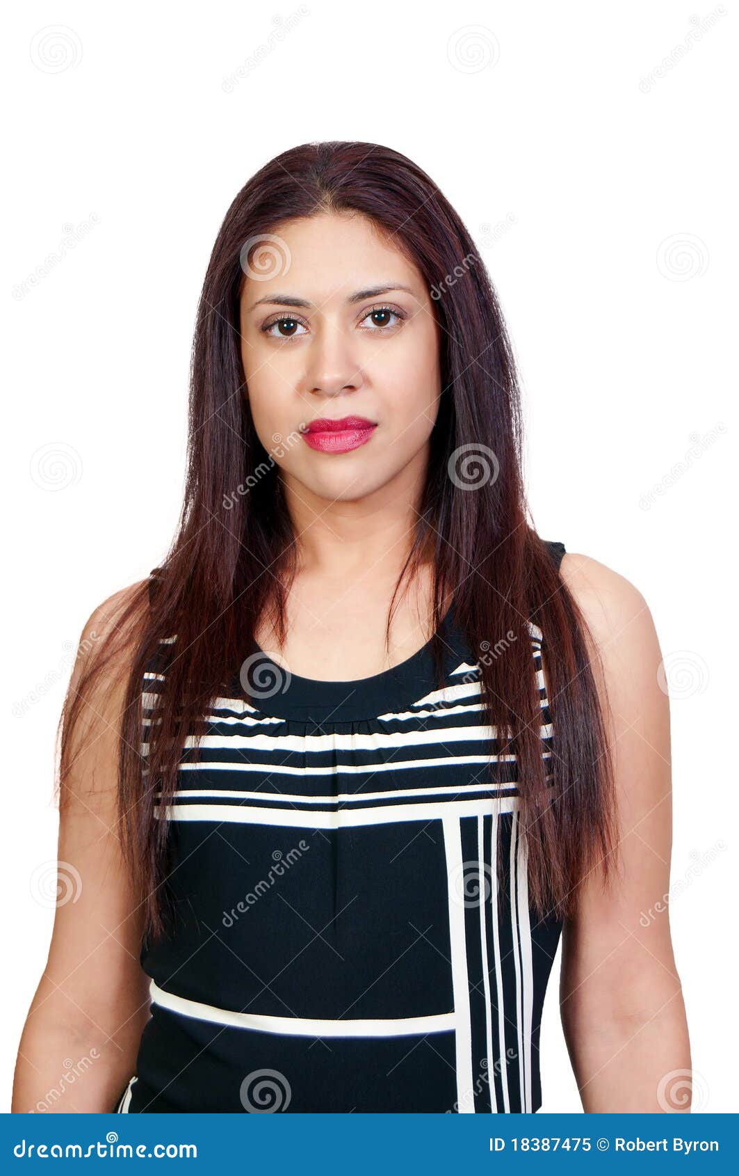 Beautiful Hispanic Woman Royalty Free Stock Photo - Image: 18387475