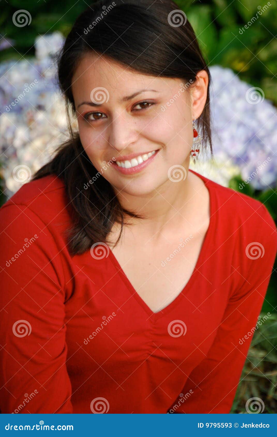 Beautiful Hispanic woman stock image. Image of chilean - 9795593