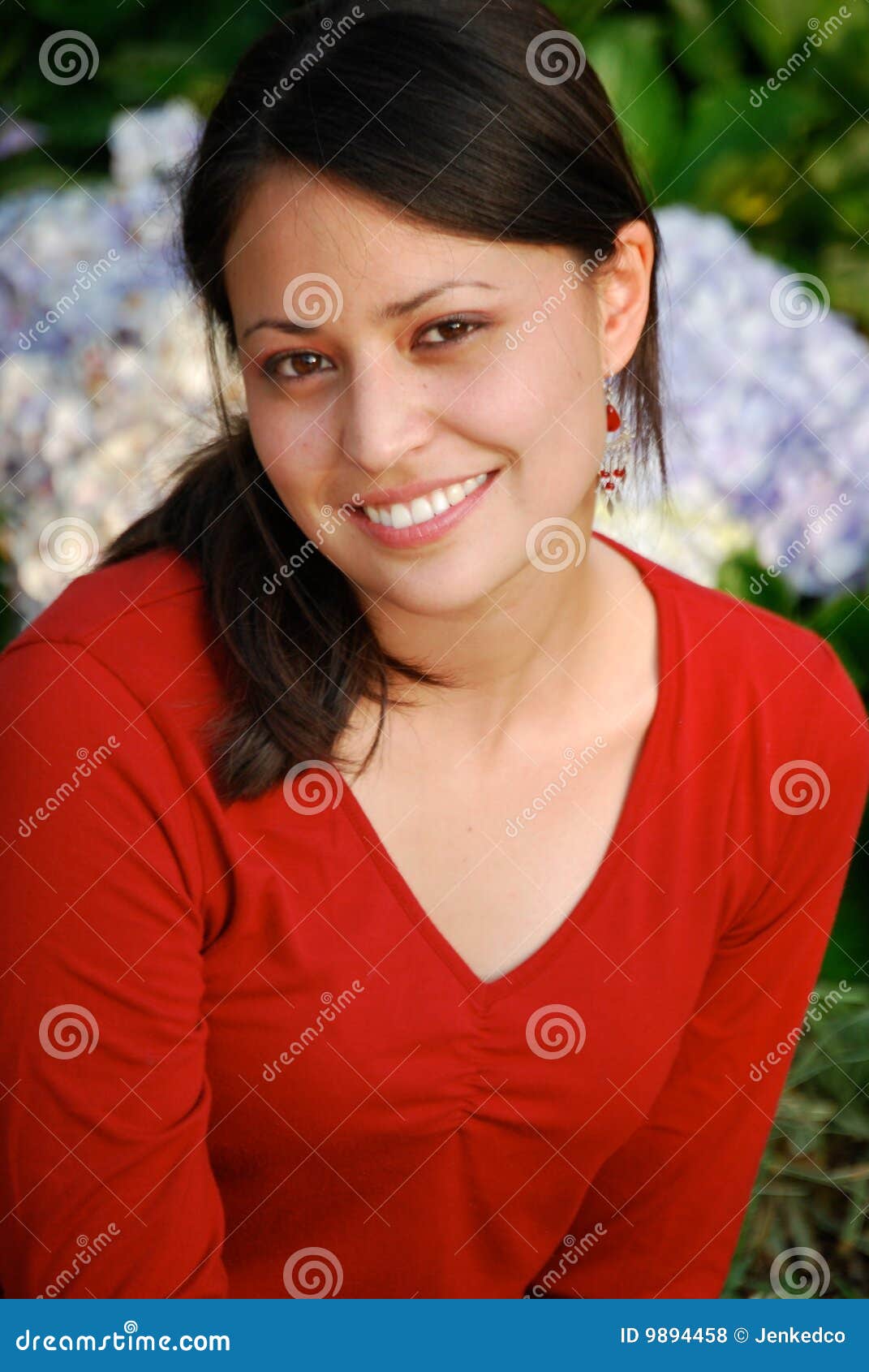 Beautiful Hispanic woman stock photo. Image of beautiful - 9894458