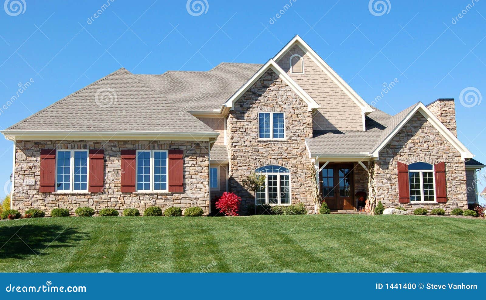 Beautiful home stock photo. Image of housing, construction - 1441400