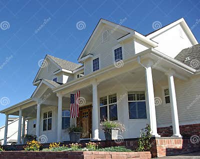 Beautiful Home stock photo. Image of beautiful, dormer - 7643866