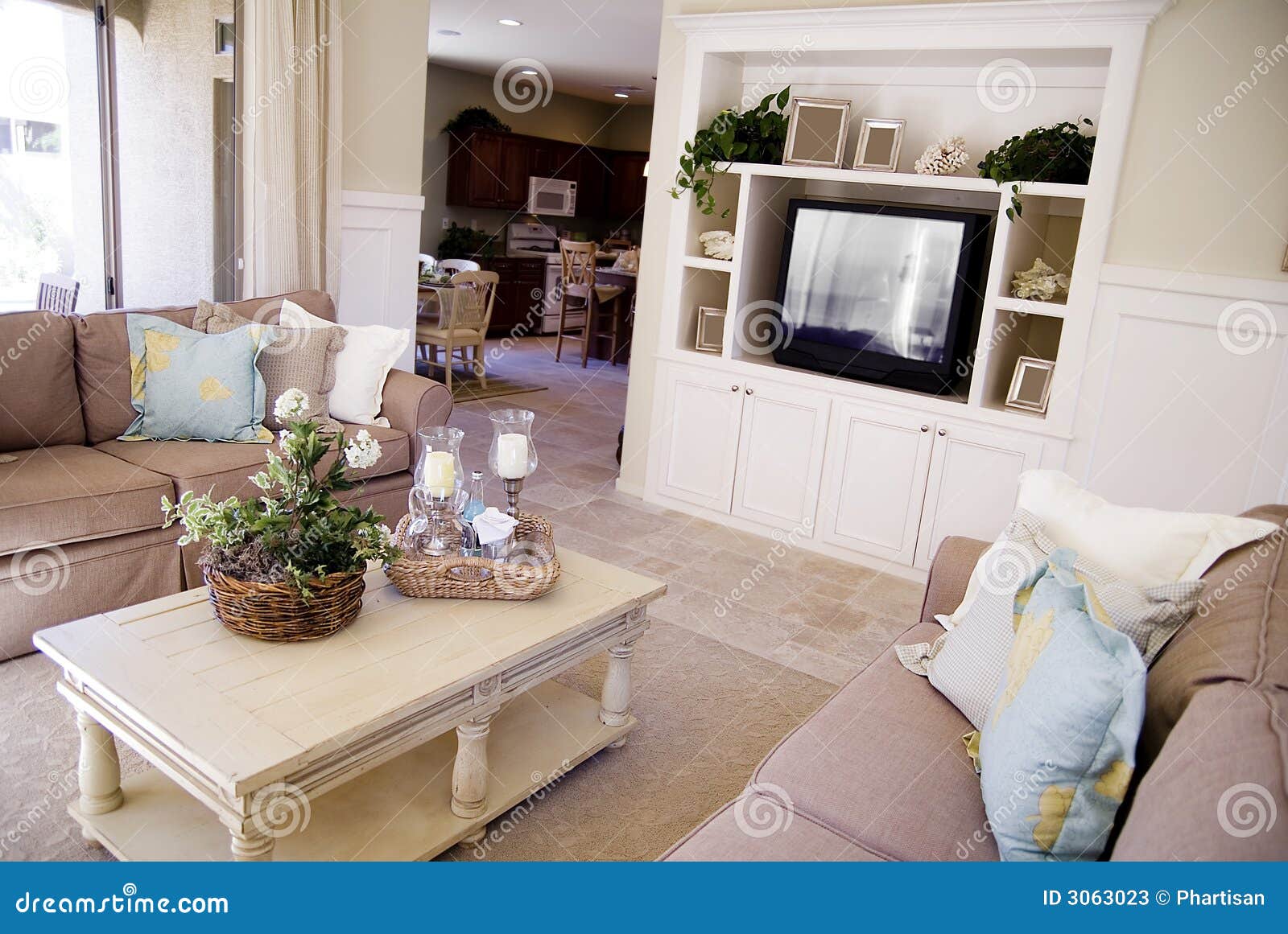Beautiful Home Interior stock image. Image of cabinet - 3063023