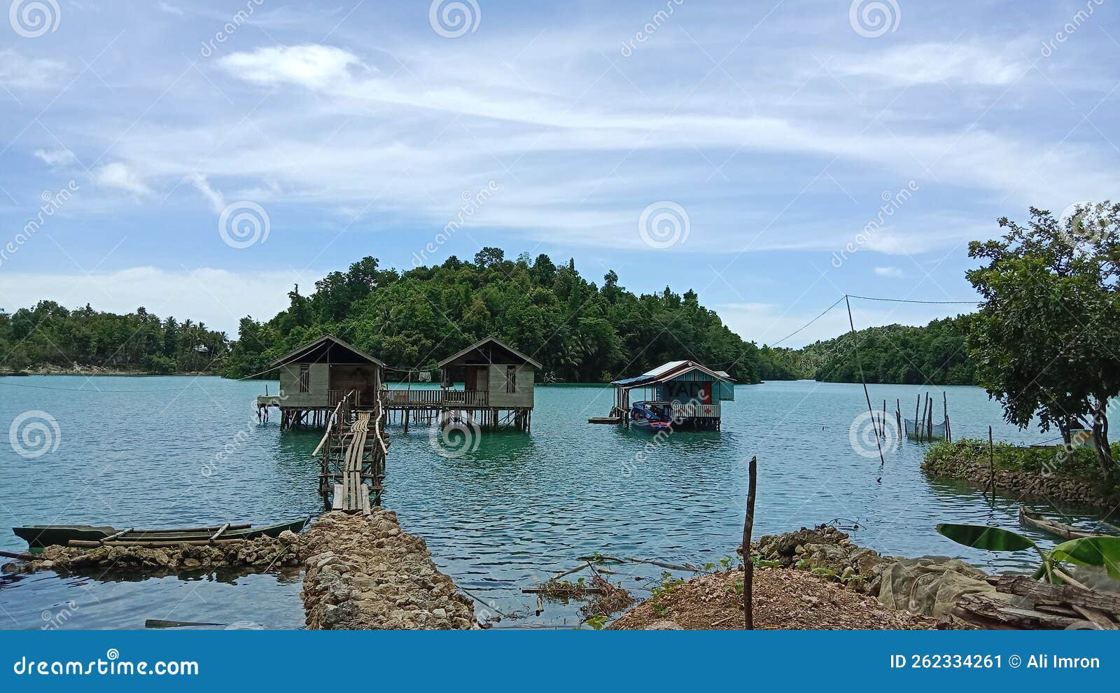 Nelayan house stock image. Image of beautiful, nelayan - 262334261