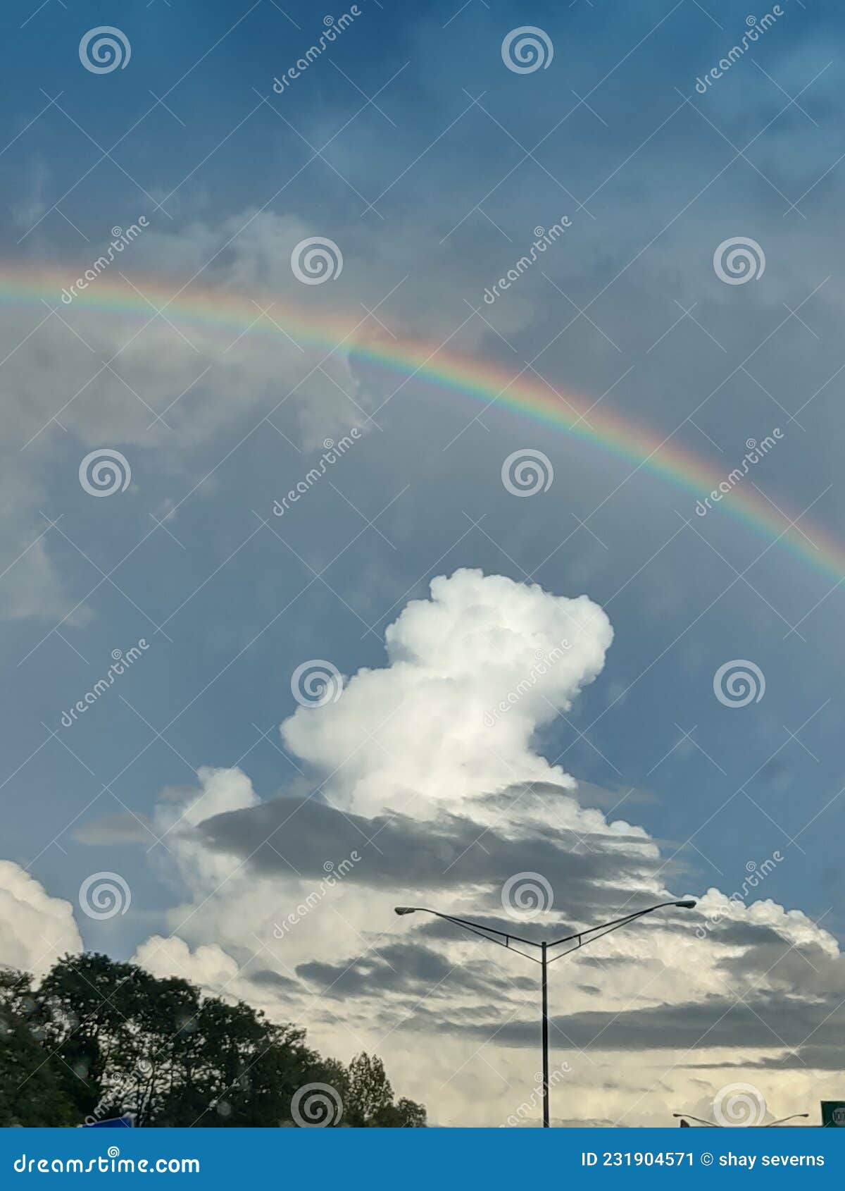 Beautiful hope rainbow stock image. Image of wave, azure - 231904571
