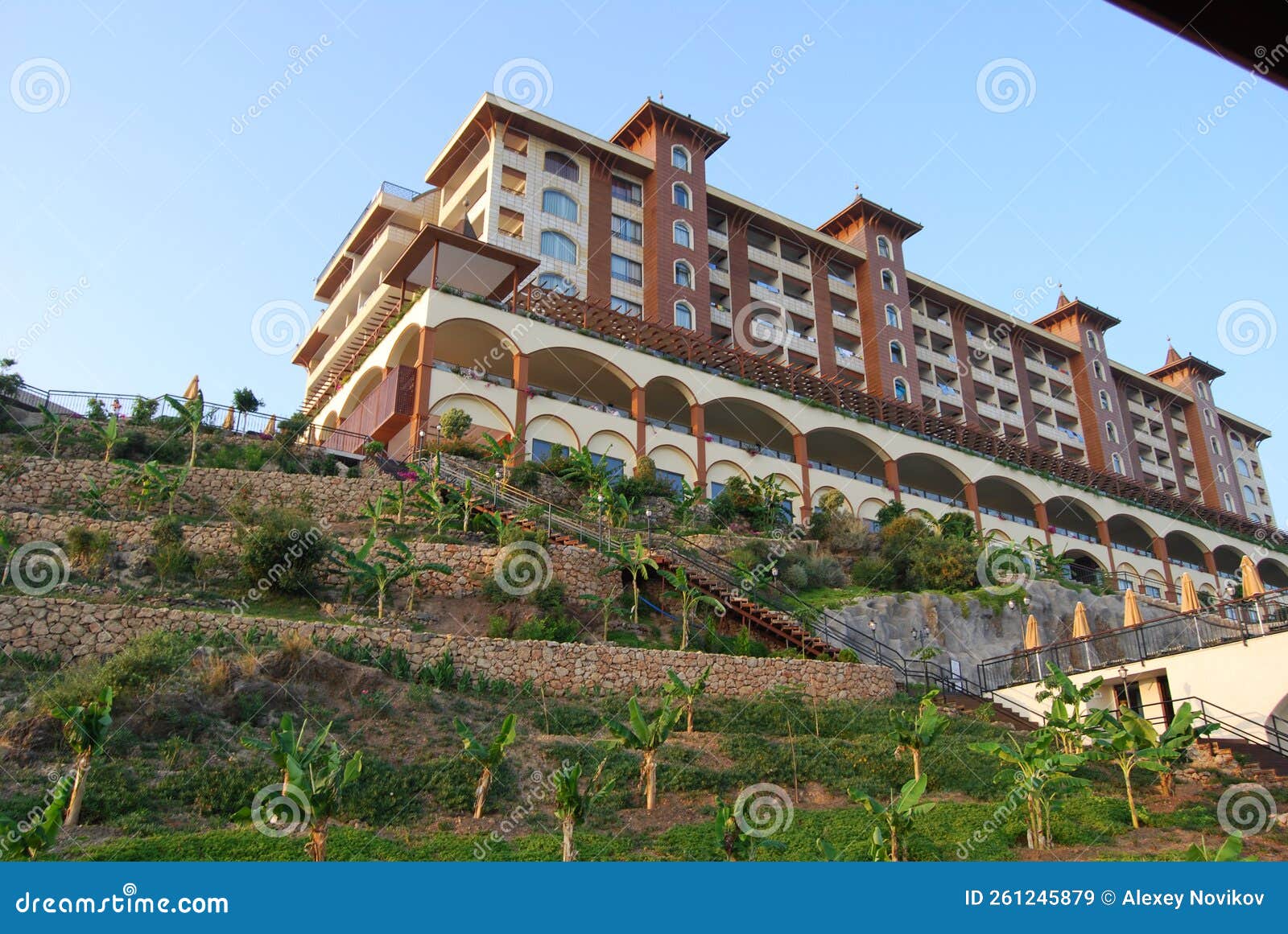 Beautiful building stock image. Image of property, mansion - 261245879