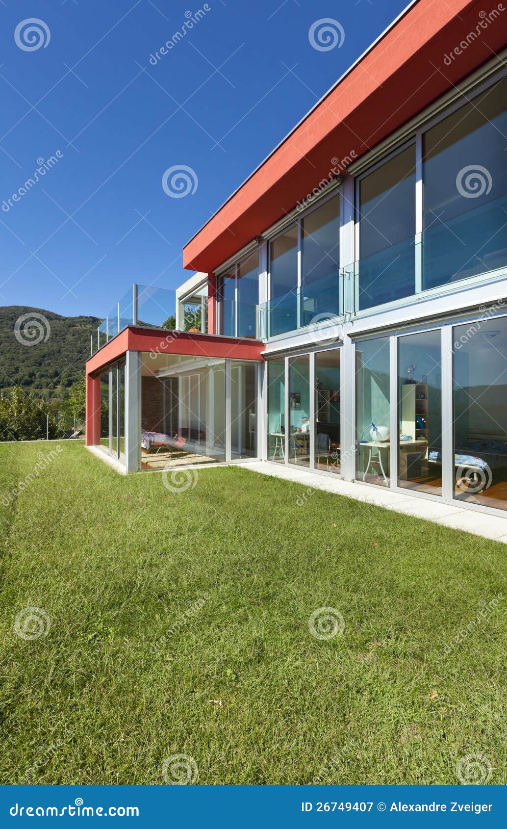 Beautiful house, outside stock image. Image of architecture - 26749407