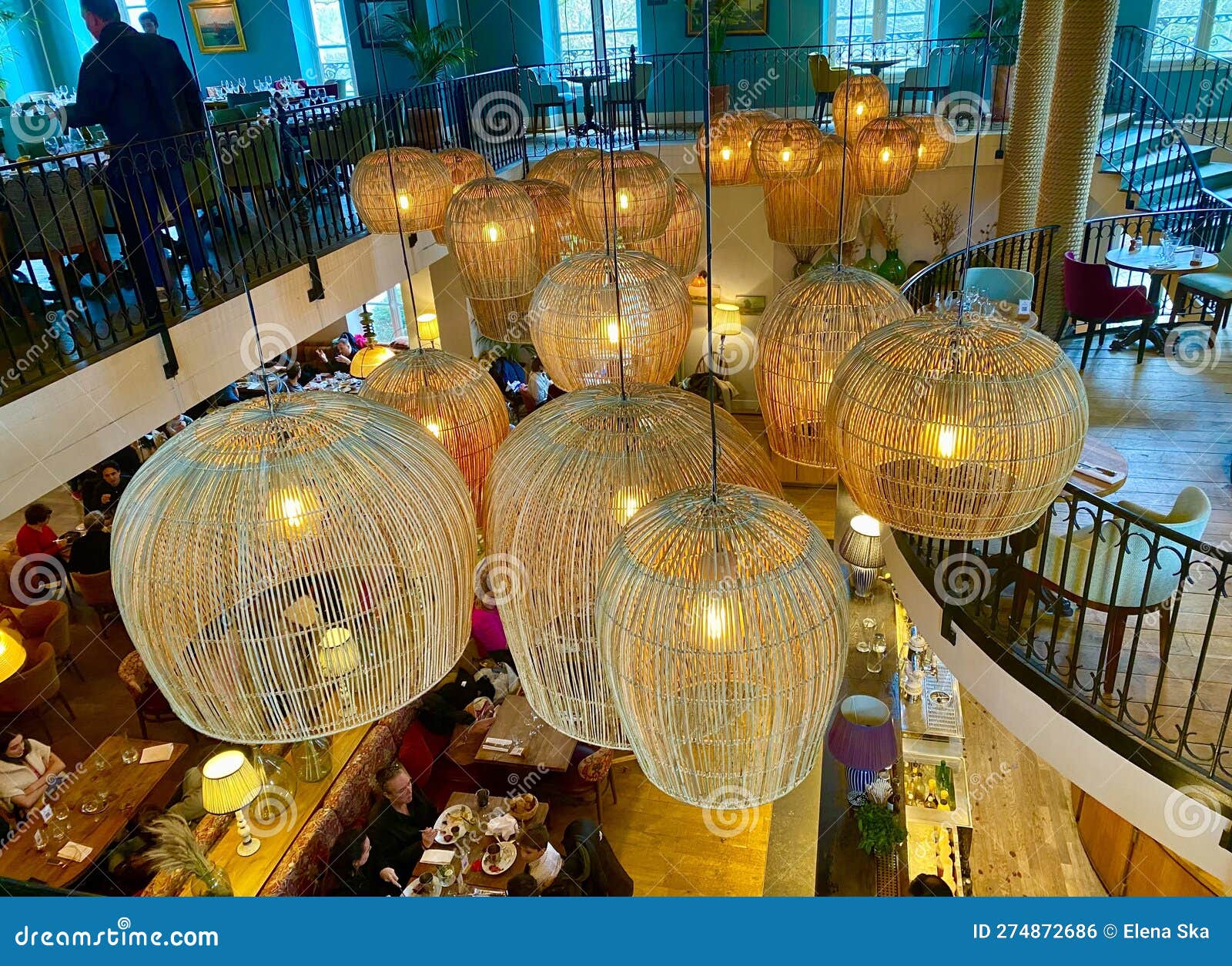 Beautiful and Huge Lanterns in the City Editorial Photo - Image of meal ...