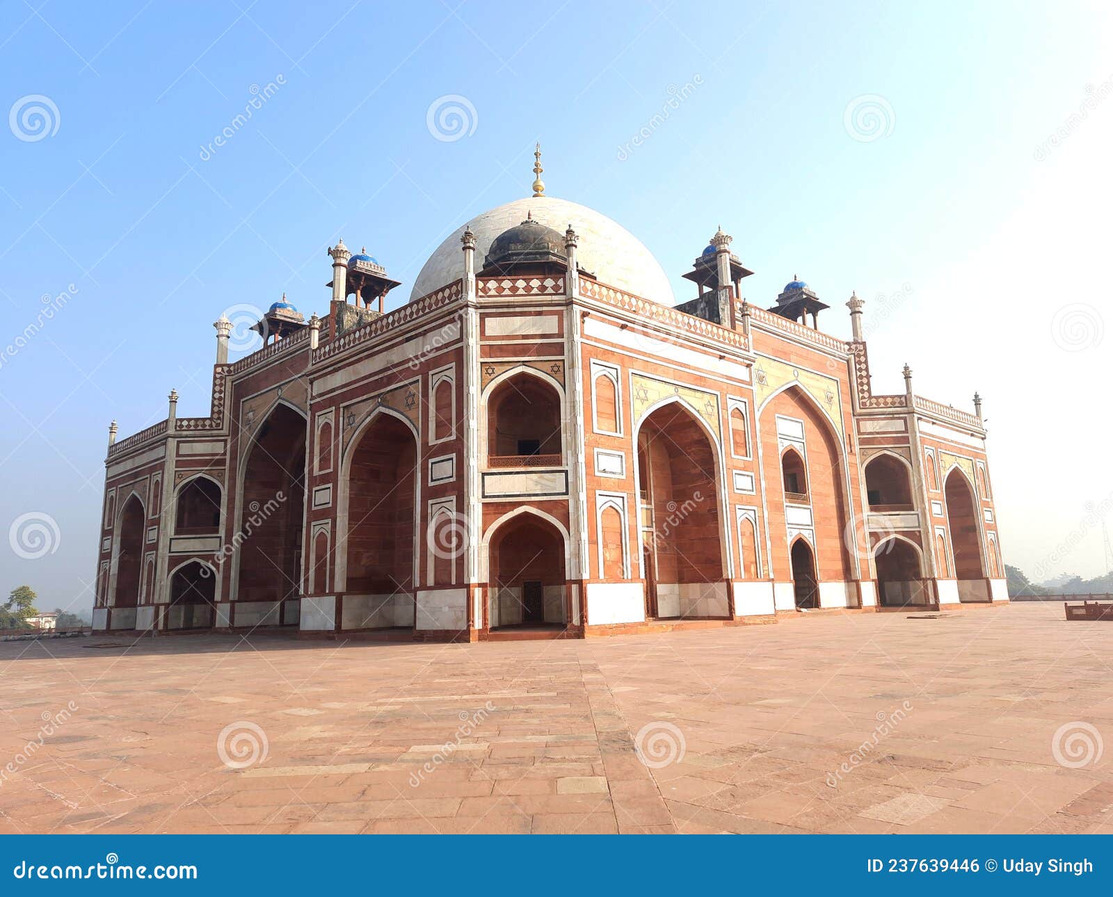 Beautiful Humayun tomb stock photo. Image of landmark - 237639446