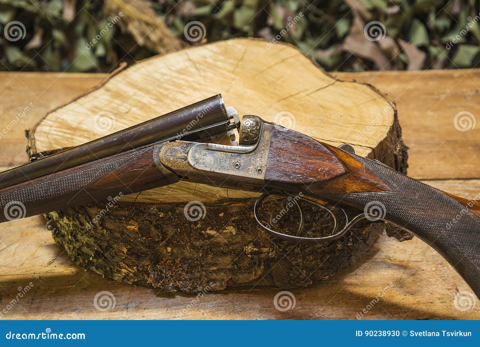 Beautiful hunting rifle stock photo. Image of beautiful - 90238930