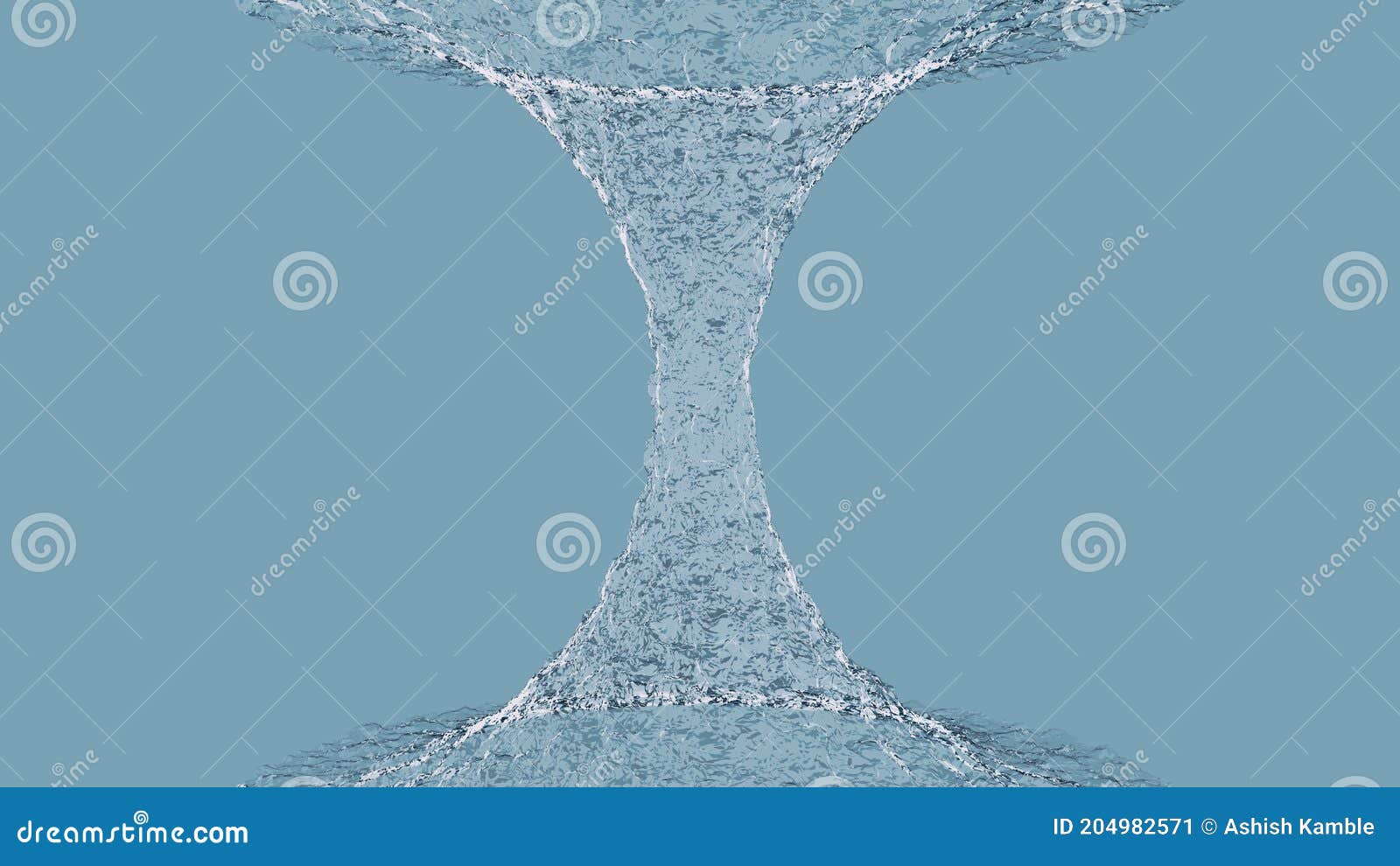 Beautiful Hyper Realistic Pure and Fresh Flowing Water in Vortex or ...