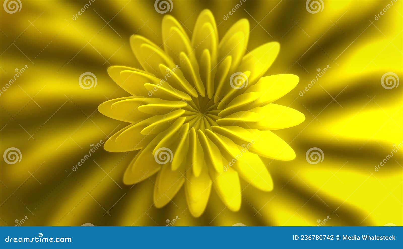 Beautiful Hypnotic Flower Pattern. Motion. Beautifully Rotating Flower ...