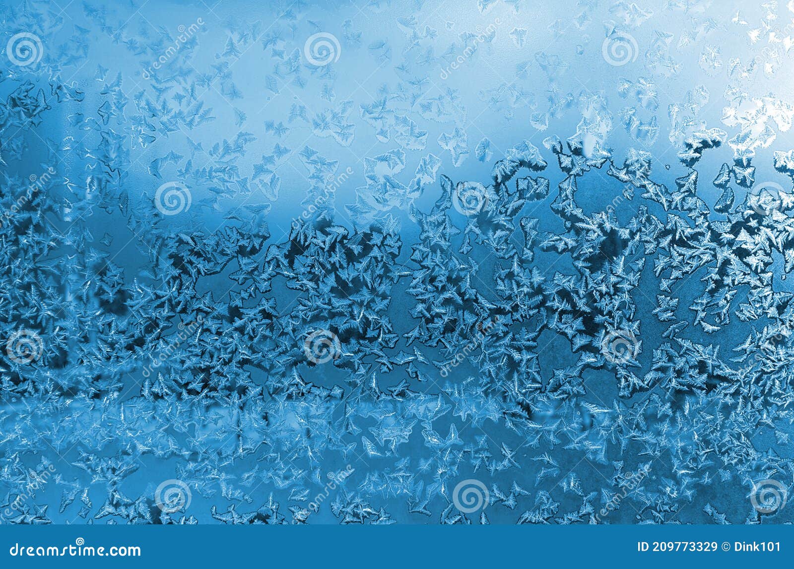 Beautiful Ice Patterns on Winter Window Stock Image - Image of nature ...