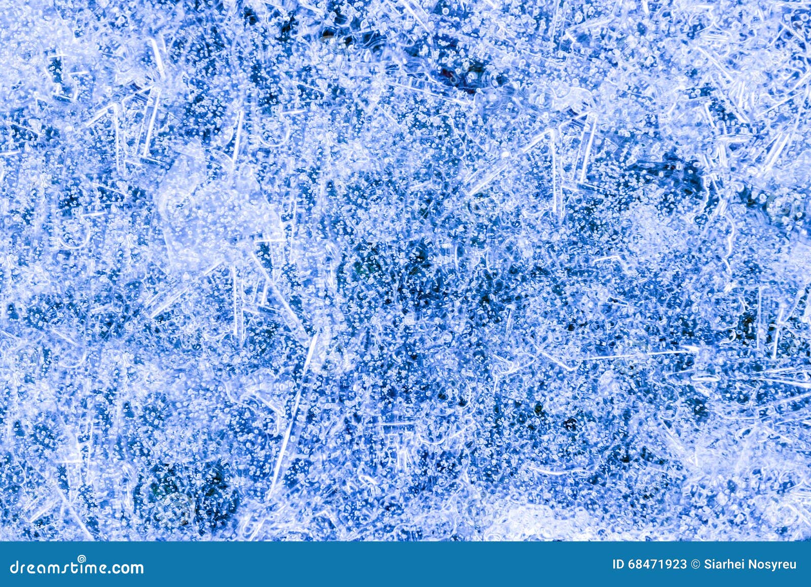 Beautiful Ice Texture in Blue Color Stock Image - Image of cool, frozen ...
