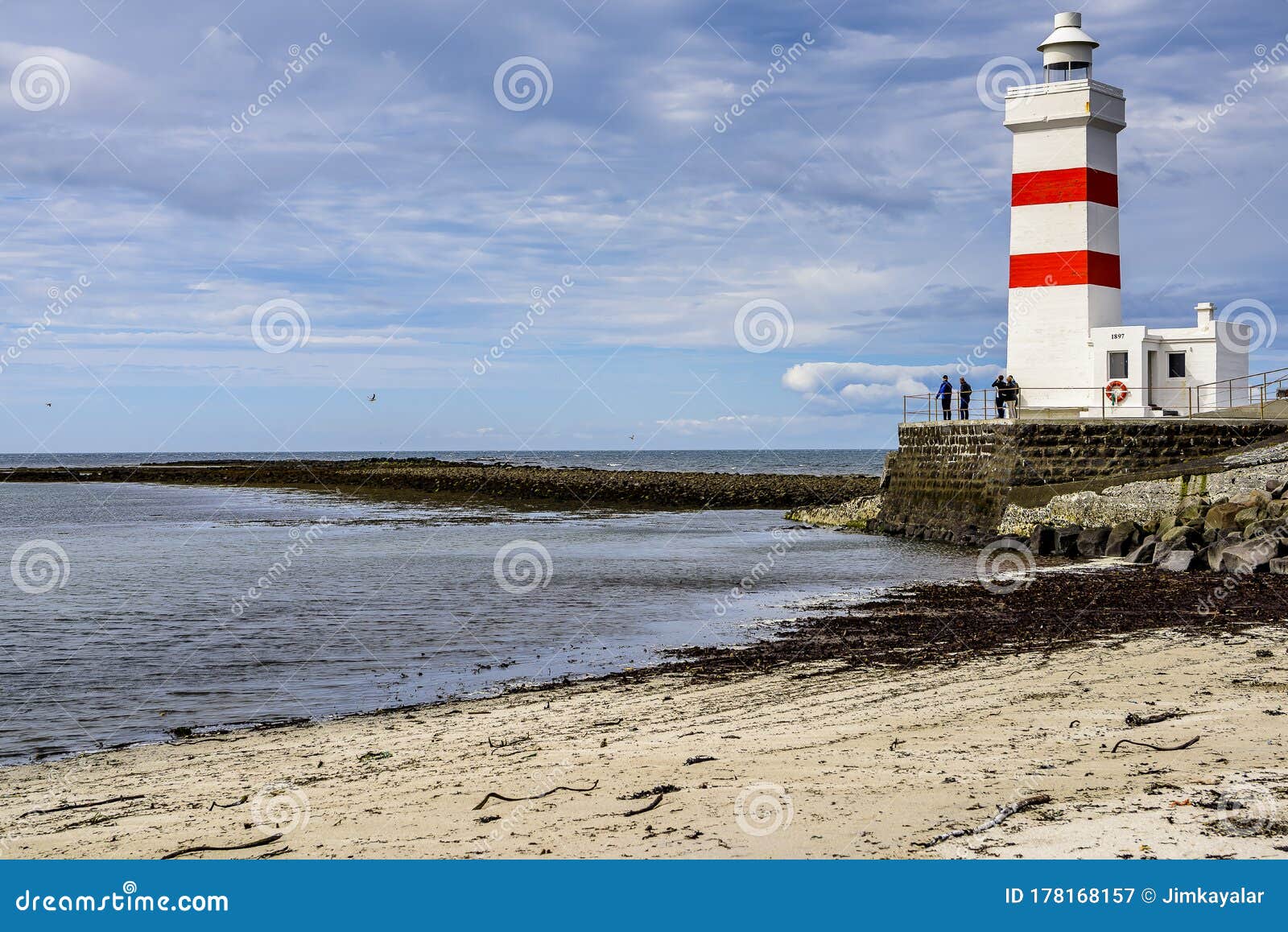 Beautiful Icelandic Lighthouse on the Icelandic Coastline Fjords. Stock ... Beautiful Icelandic Lighthouse on the Icelandic Coastline Fjords. Stock ...