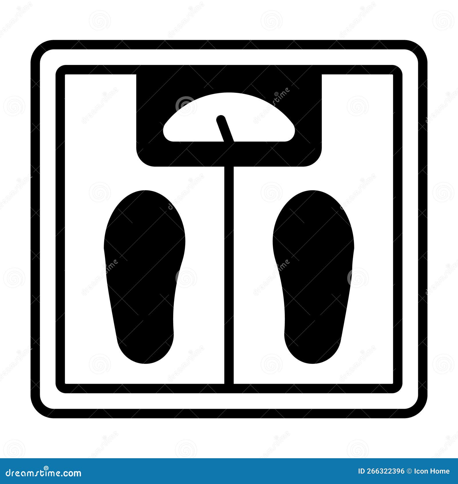 Beautiful Icon of Weight Scale, Weight Machine Vector Design Stock ...