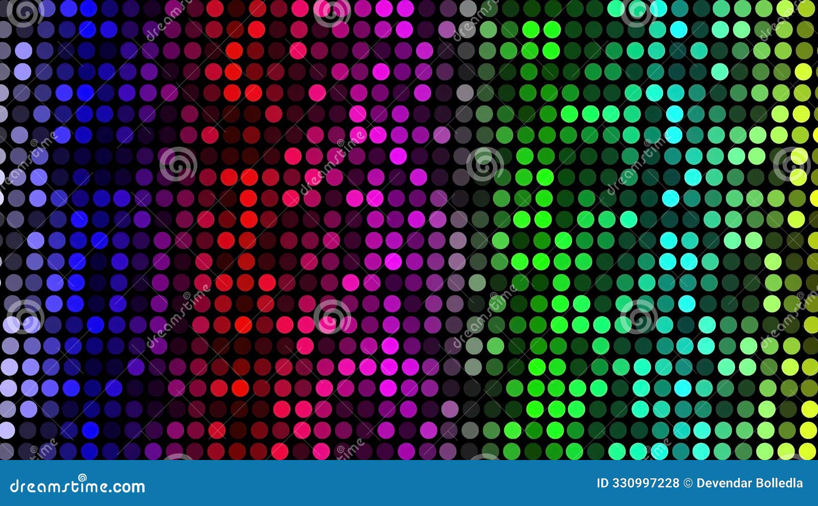 Beautiful Illustration of Colorful Pixel Circles Background Stock Photo ...