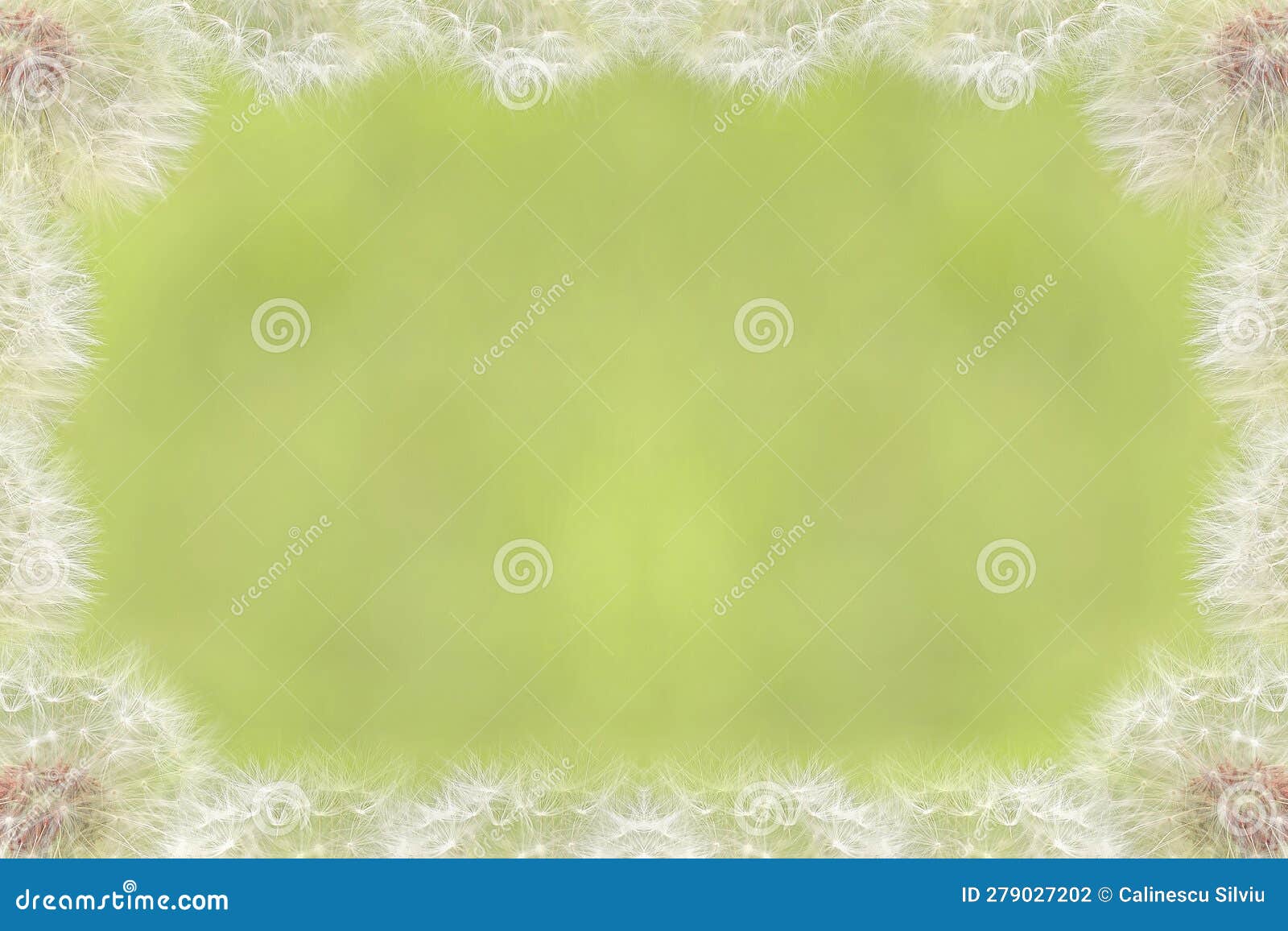 Dandelion Frame Graphic Design, Ver.3 Stock Illustration - Illustration ...