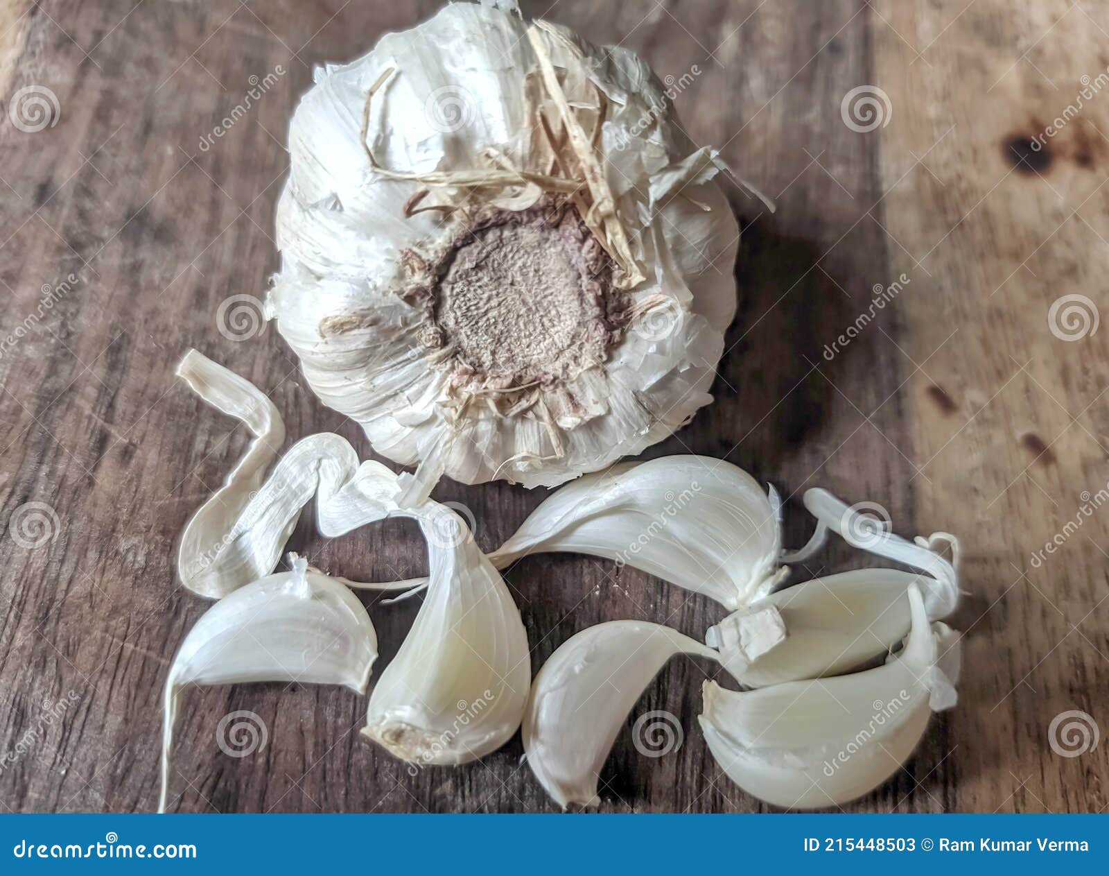 Beautiful Image of Garlic in Indian Kitchen India Stock Image - Image ...