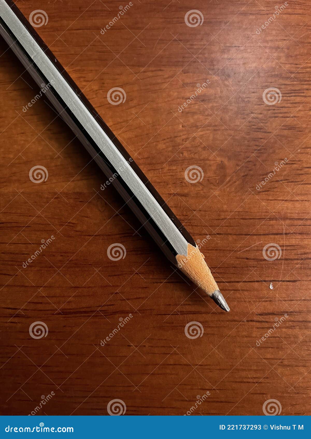Beautiful Image of a Isolated Pencil on a Table Stock Image - Image of ...