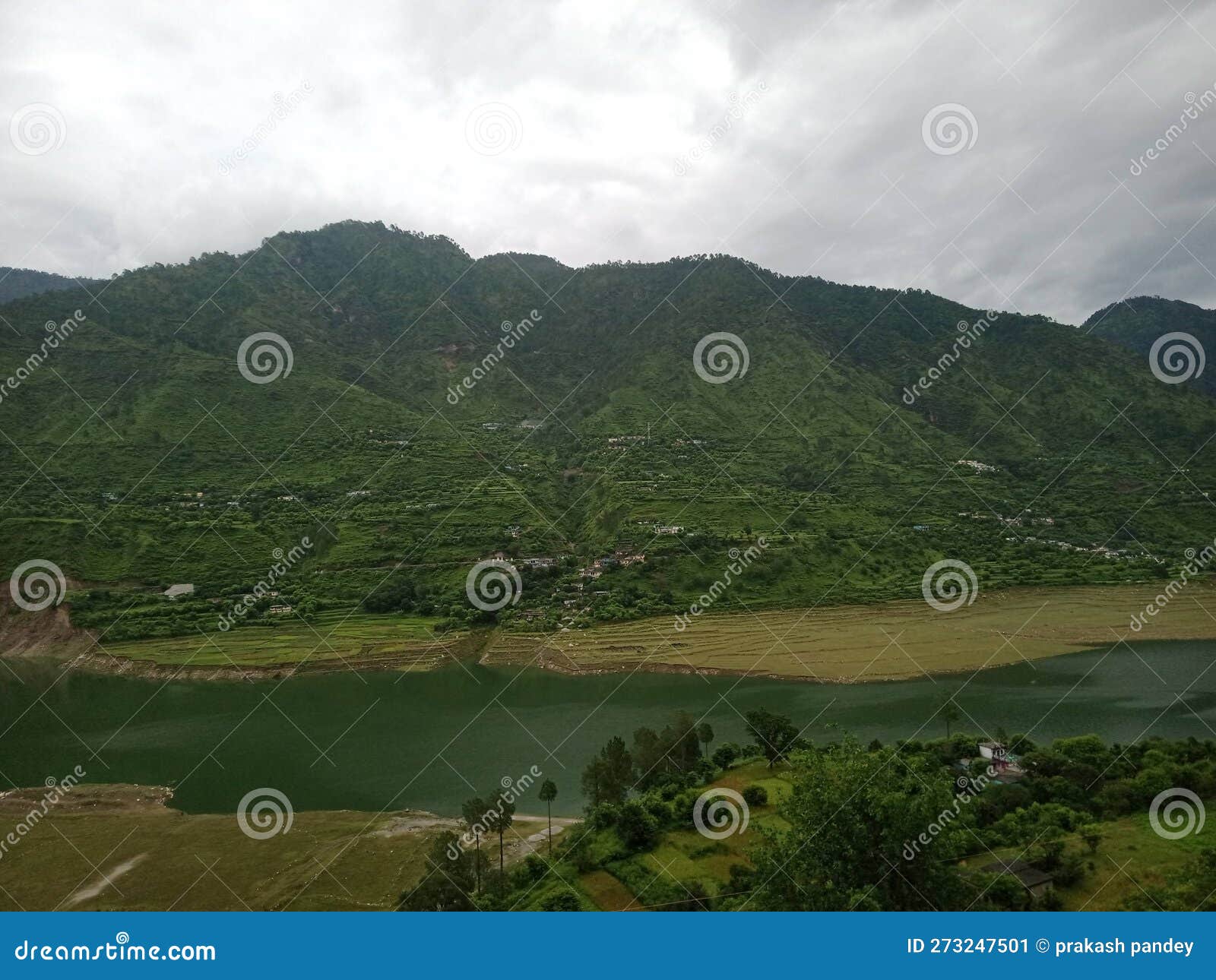 A Beautiful Image of a Lake with Full of Nature. Stock Image - Image of ...