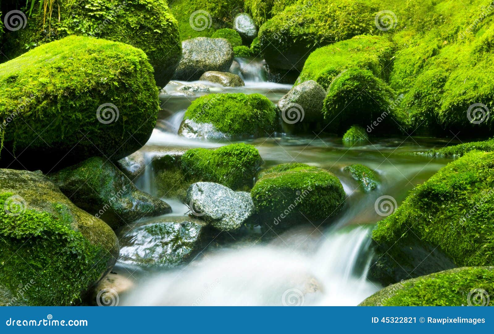 Beautiful Image of Natural Cascading Waterfall Stock Image - Image of ...