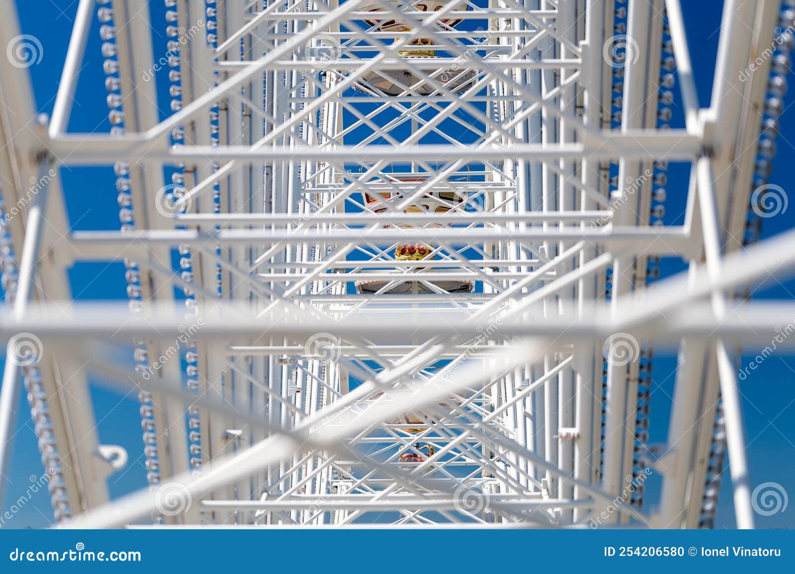 Beautiful Image of Structure from Ferris Wheel Itself Stock Photo ...
