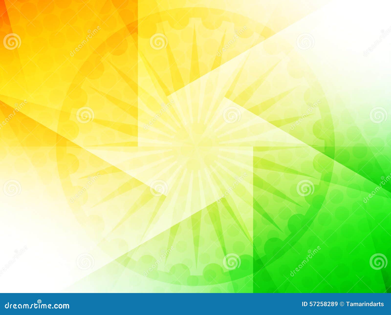 Beautiful Indian Flag Theme Background Design. Stock Vector ...