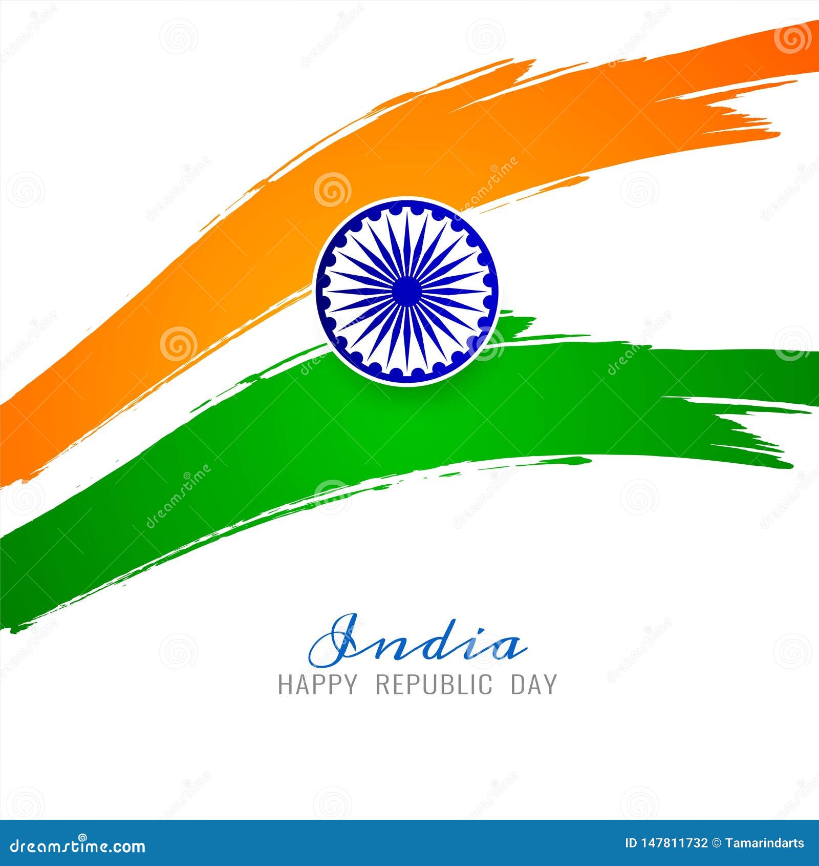 Beautiful Indian Flag Theme Vector Background Stock Vector ...