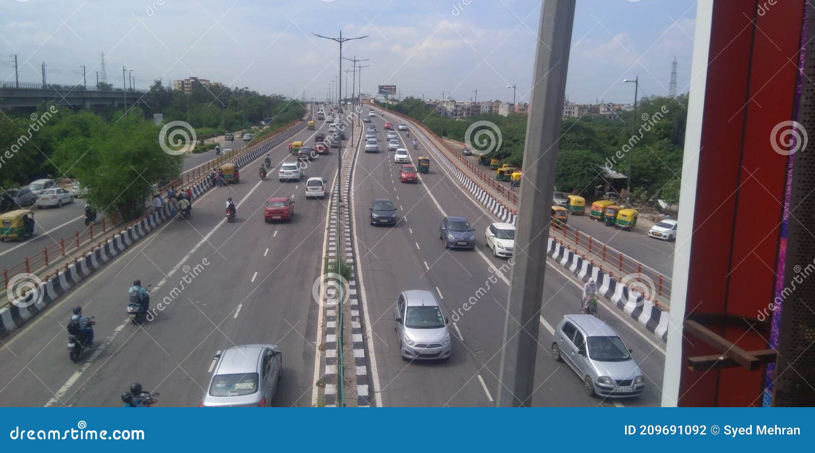 Beautiful INDIAN HIGHWAY of Delhi Editorial Photography - Image of ...