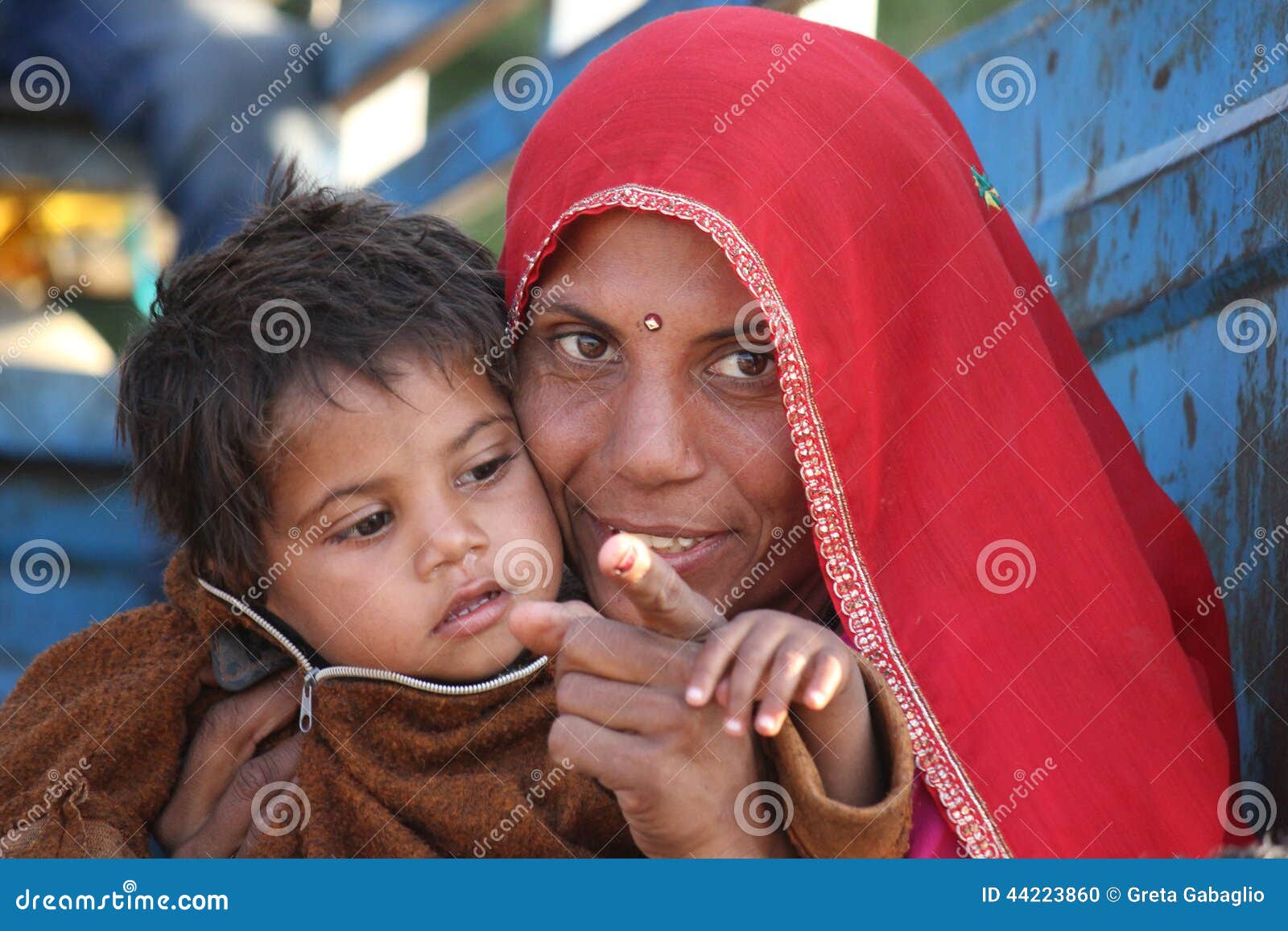Beautiful Indian Mum with Her Son Editorial Image - Image of childhood ...