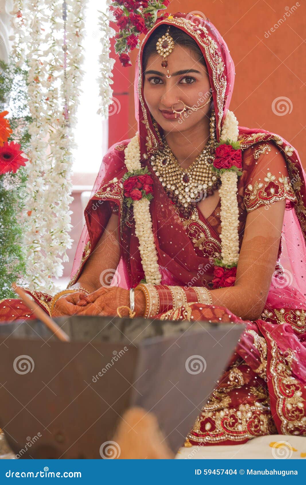 Beautiful Indian, Punjabi Bride Stock Photo - Image of celebration ...