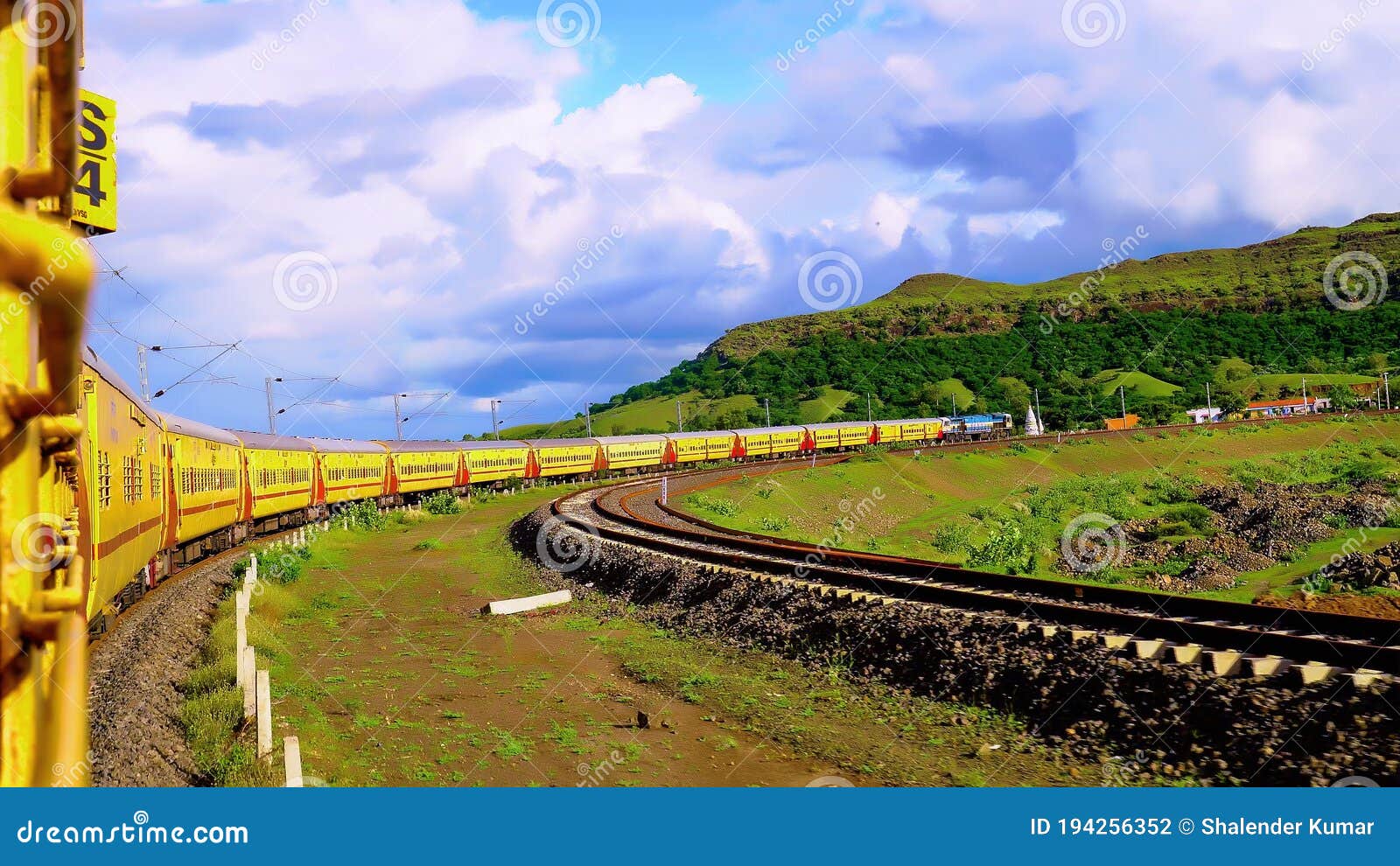 Beautiful Indian Railways Journey from Multi Places Editorial ...